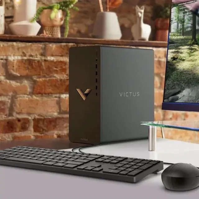 HP Victus Gaming Tower Desktop, AMD Ryzen 5 5600G Processo, AMD Radeon ...