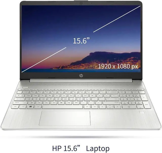 HP Essential Laptop, 15.6" FHD Display, Intel Core i3-1215U, 12GB RAM ...