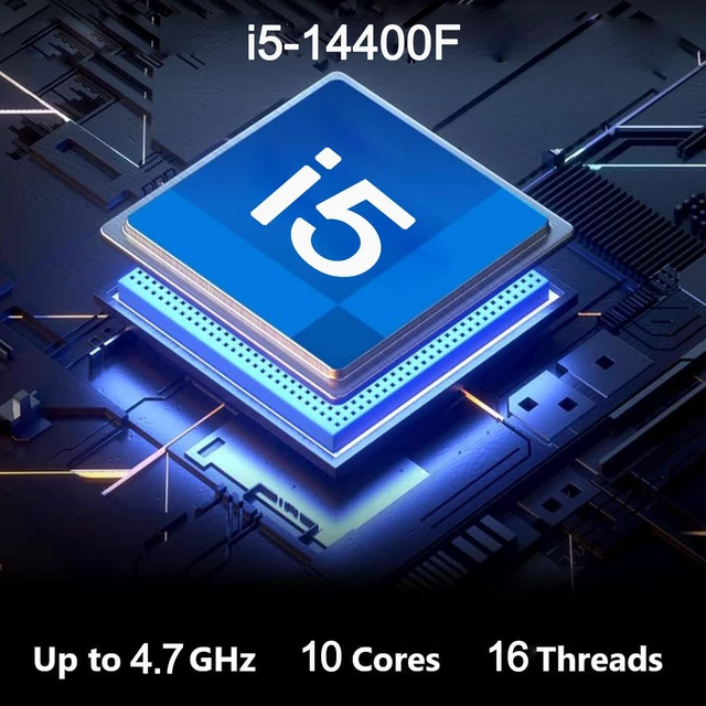 Lenovo Newest LOQ Gaming Tower Desktop, i5-14400F(Beats Intel i7-13700H ...