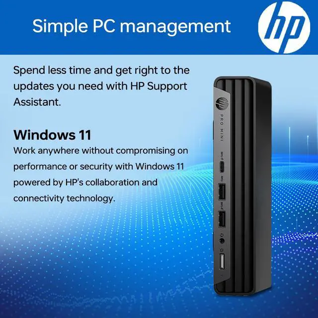 HP ProDesk 400 G9 Mini Business Desktop, 13th Gen Intel i5-13500T ...