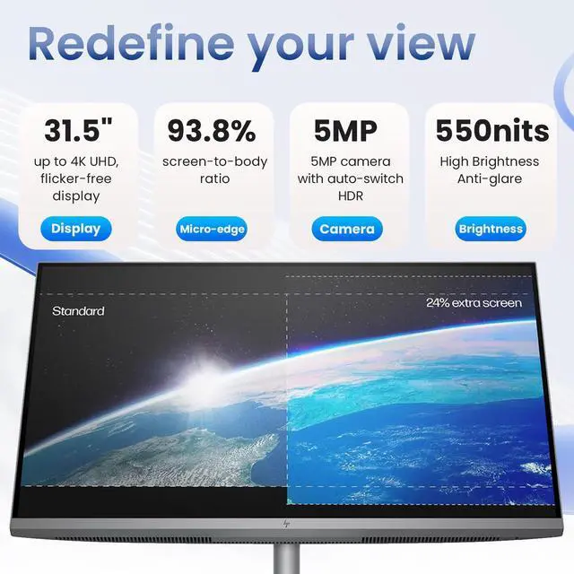 HP OmniStudio X 32 Pro AI-Power Copilot All-in-One Desktop: 31.5" 4K ...