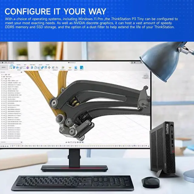 Lenovo ThinkStation P3 Tiny Workstation for Business, Intel 20-Core i7 ...