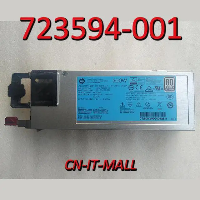 Pulled 723594-001 754377-001 723595-101 720478-B21 500W Power Supply ...