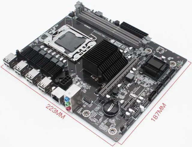 X58 Motherboard Set LGA 1366 With Intel Xeon E5620 CPU 2pcs X 4GB =8GB ...
