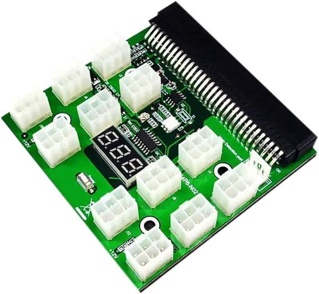 12 Port 6 Pin Power Adapter Board Image Card Server 6 Pin Power ...