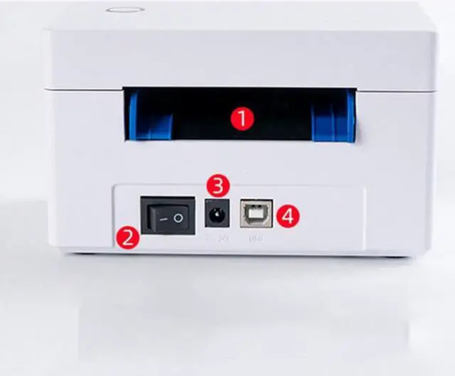 High-Speed Thermal Label Machine Commercial Packages Courier Note Label ...