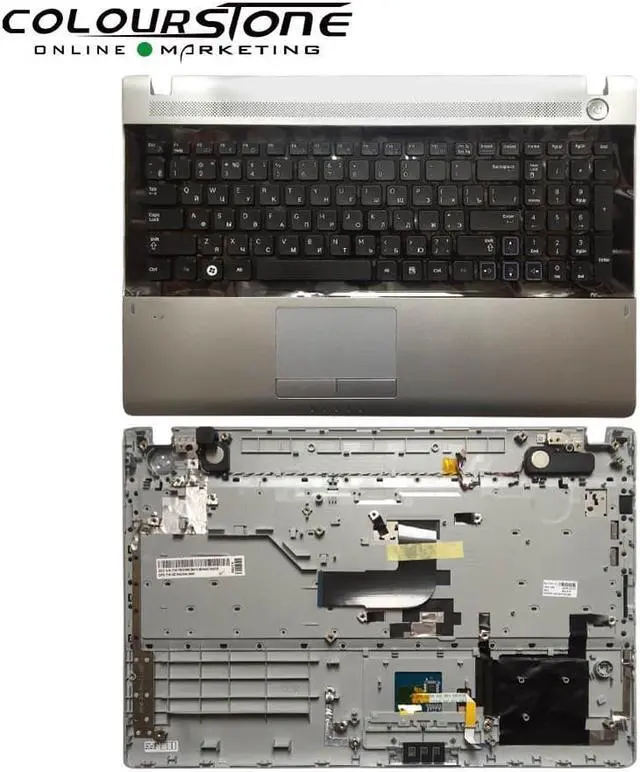 Russia black with palmrest cover c laptop keyboard for samsung RV509 ...