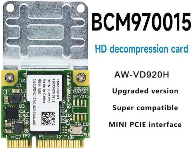 Broadcom BCM970015 70015 Crystal HD Video Decoder Mini PCI-E Adapter ...