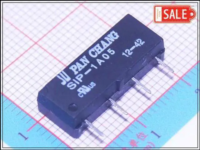 Small Batch (10Pcs/lot) 5V SPST Miniature Reed Relay Switch On PCB SIP ...