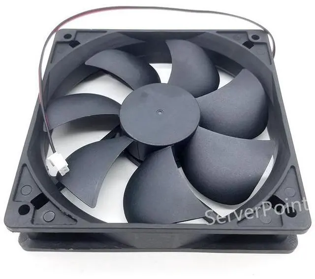 FD1212-S3142E DC 12V 0.32A 2 Wires 12025 12cm Oil Bearing Chassis ...