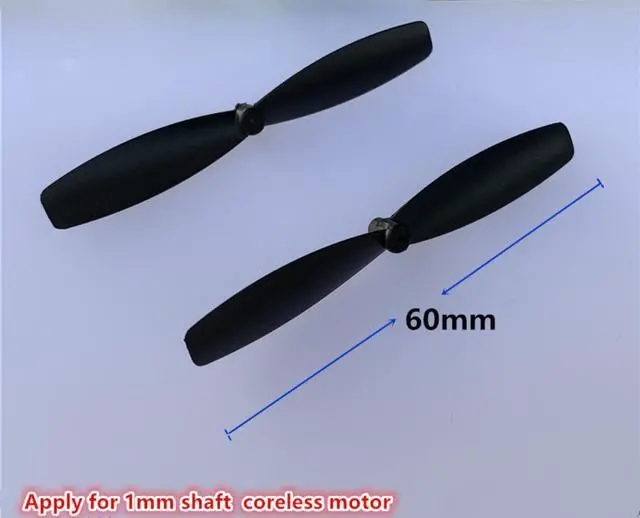 10 pairs, length 60mm propeller for N20/N30/N40/N50 1mm shaft motor ...