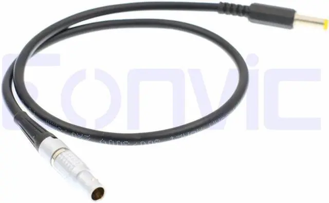 Male 2 Pin to DC Plug Power Cable for Teradek Bond Bolt Cube Link ...