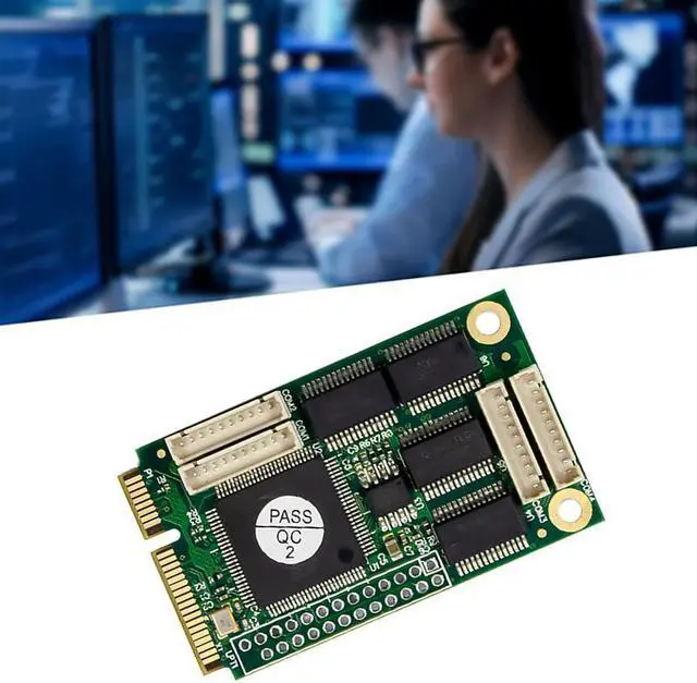 Mini PCIE CH384L 4S DB-9 RS232 Serial Port Card Industrial Grade Serial ...