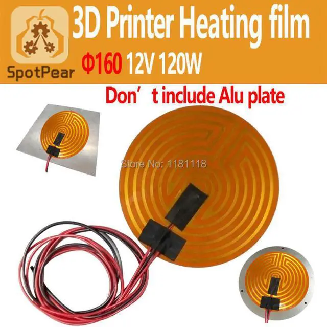 3D Printer Heating film for MK2a/MK2b, Prusa/Mendel/Delta,Heatbed ...