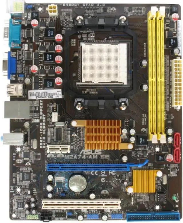 Socket AM2/AM2+ Motherboard ASUS M2A74-AM SE Motherboard AM2 DDR2 AMD ...