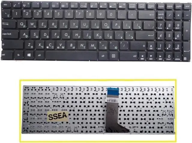 SSEA Russian Keyboard no frame For Asus X551 X551C X551CA F550 F550V ...