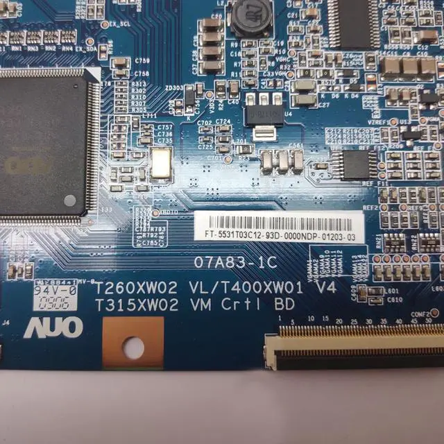 07A83-1C T-con Board 07A83-1C T260XW02 VL/T400XW01 V4 T315XW02 VM Logic ...