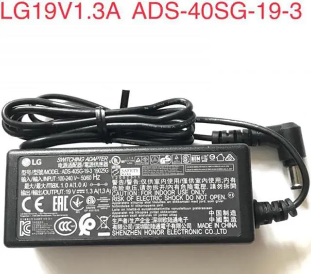 ADS-40SG-19-3 19025G Power Adapter For LG Power Supply Charger 19V 1.3A ...