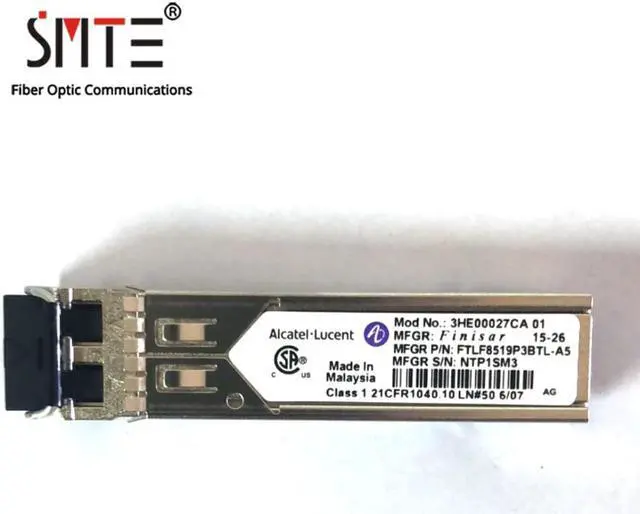 Alcatel-Lucent 3HE00027CA 01 FTLF8159P3BTL-A5 LC 850nm 0.2km 1.25G ...