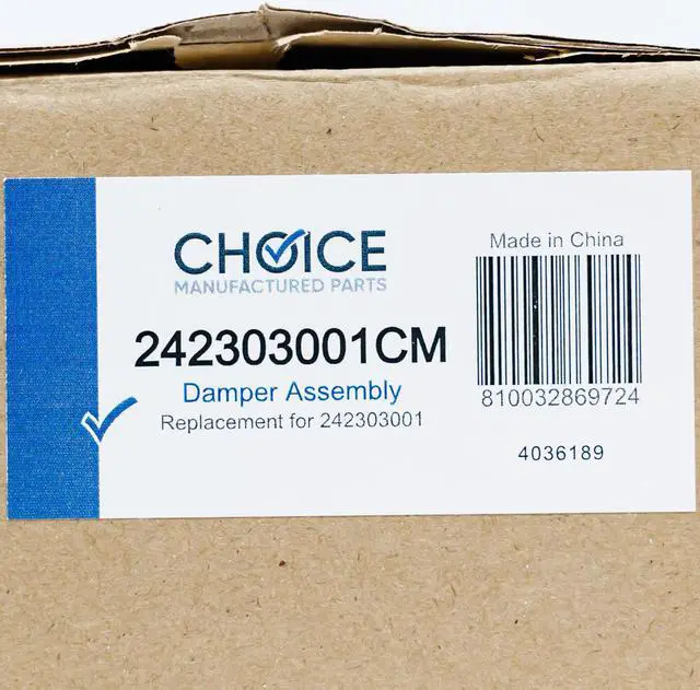 242303001 for Electrolux Frigidaire Refrigerator Air Damper - Newegg.com