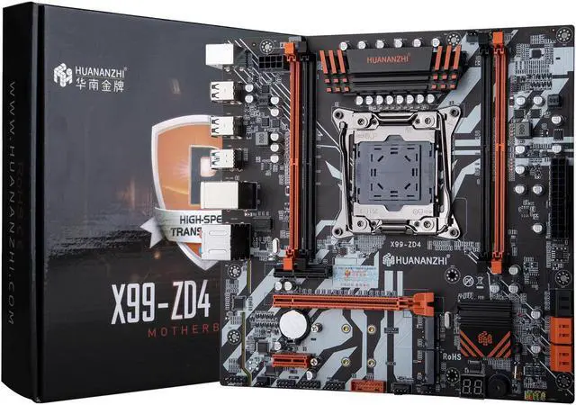 HUANANZHI X99 ZD4 X99 Motherboard with Intel XEON E5 2680 v4 with 2*16G DDR4 RECC memory combo ...