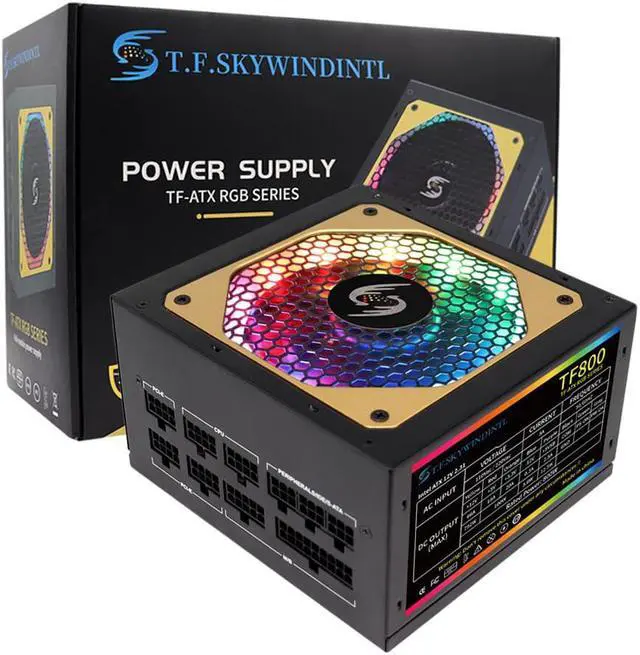 Power Supply for PC 800W Full Module 80plus 800w Psu Fonte Black Cables ...