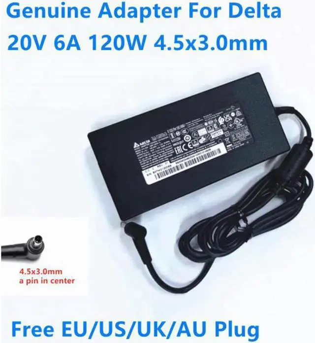 Delta ADP-120VH D 120W 20V 6A Power Supply AC Adapter Chicony A17-120P2A A12A055P For MSI MS ...