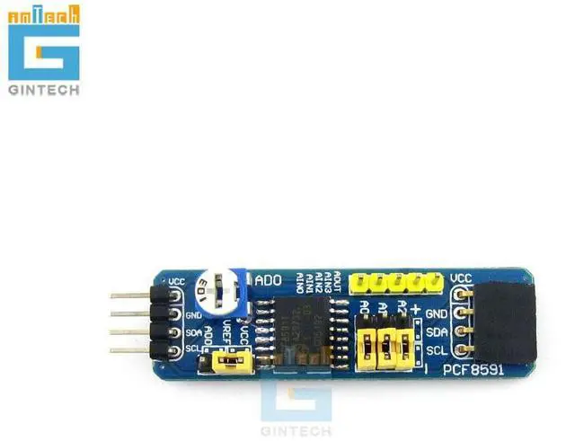 PCF8591 AD DA Board PCF8591 Module 8-bit A/D D/A Converter with I2C ...