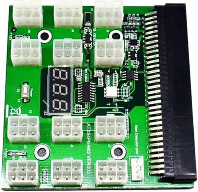 12 Port 6 Pin Power Adapter Board Image Card Server 6 Pin Power ...