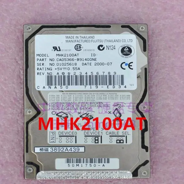 90% HDD For Fujitsu 10GB 2.5" 2MB IDE 5400RPM For Notebook HDD For ...
