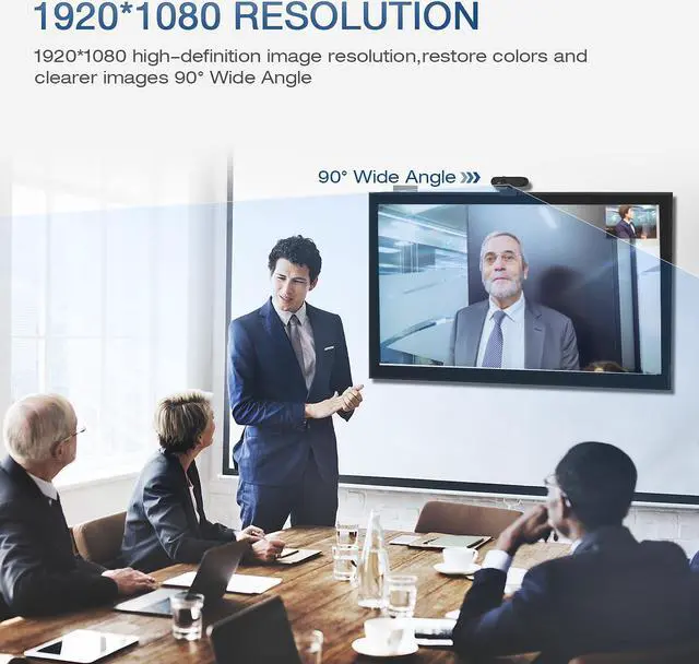 CAMPARK FHD 1080P Webcam USB Streaming Computer Camera ,with Microphone ...