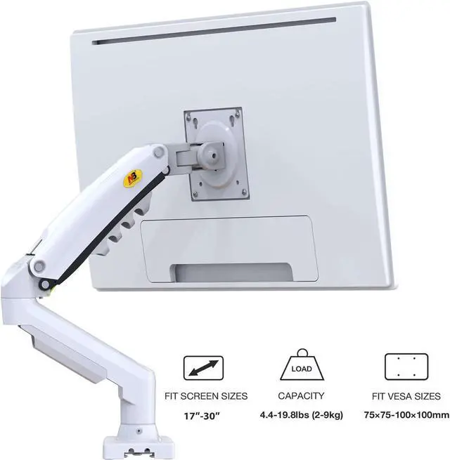 NB North Bayou Monitor Desk Mount Stand Full Motion Swivel Monitor Arm ...