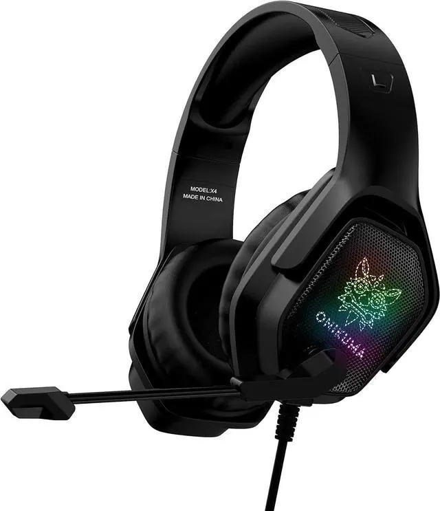 Gaming Headset with Microphone, Noise Canceling Headphones with 3D ...