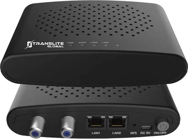 Translite MoCA 2.5 with 2 Gigabit Ethernet Ports - Ethernet Over ...