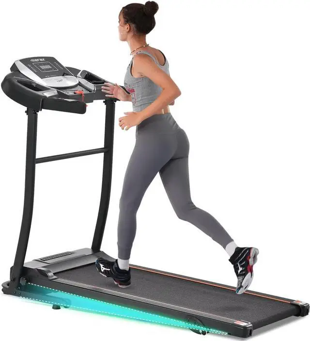 Merax Treadmill Perfect Treadmills for Home Use Walking Treadmill with Incline Home Folding Treadmill with Pulse Sensor 2.5 HP Quiet Brushless 7.5 MPH 300 lbs User Capacity Newegg