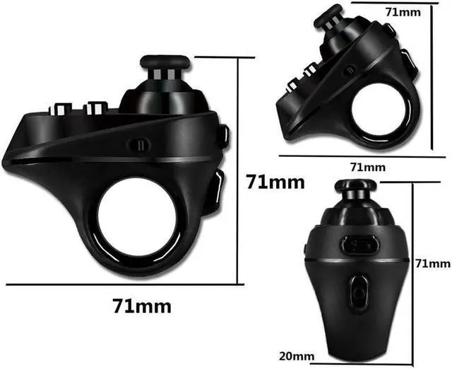 1Pc R1 Ring Shape 3D Bluetooth 4.0 VR Controller Wireless Gamepad ...