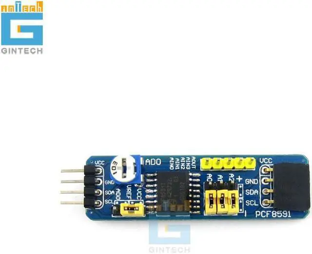 PCF8591 AD DA Board PCF8591 Module 8-bit A/D D/A Converter with I2C ...