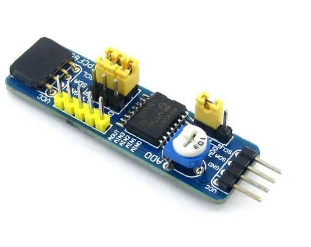 PCF8591 AD DA Board PCF8591 Module 8-bit A/D D/A Converter with I2C ...