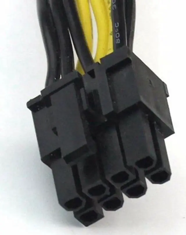 10Pcs Modular PSU Power Supply Cables PCI-E 6Pin to 2 PCI-E 8Pin 6+2Pin ...