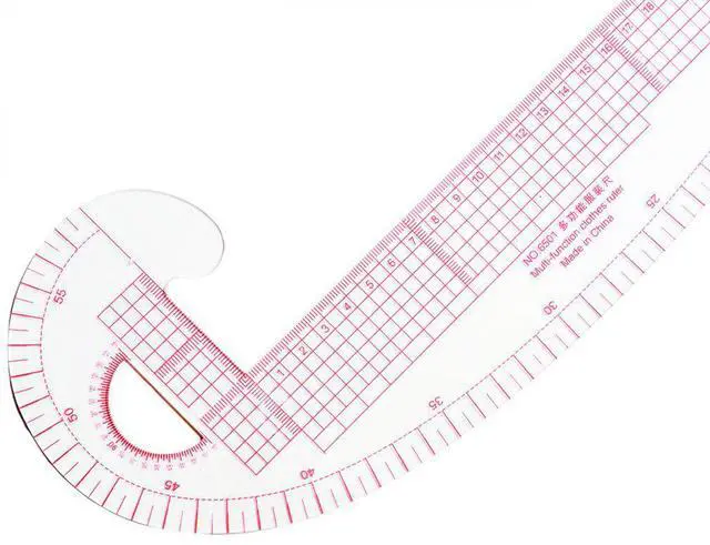 Multifunction 6501 Plastic French Curve Sewing Ruler Measure Tailor ...