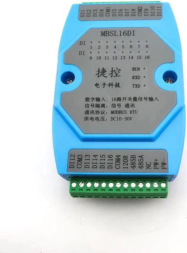 16 way digital input isolation MODBUS acquisition control RS485 control module - Newegg.com