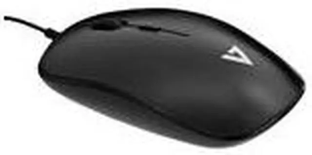 V7 MU200-1N Black Wired Optical Low Profile Mouse - Newegg.com