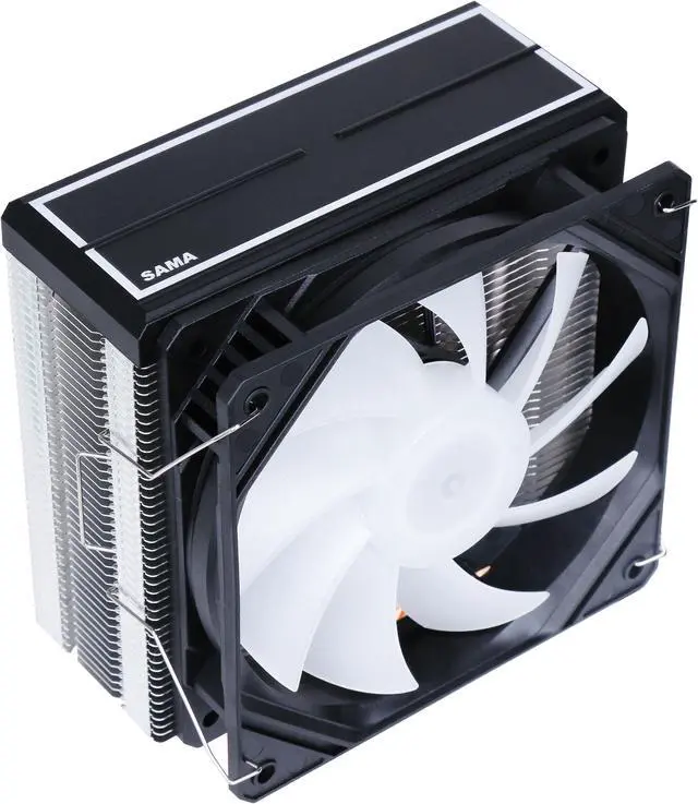 SAMA KA400D RGB CPU Air Cooler with 12cm PWM Fan,4 Copper Heat Pipes ...