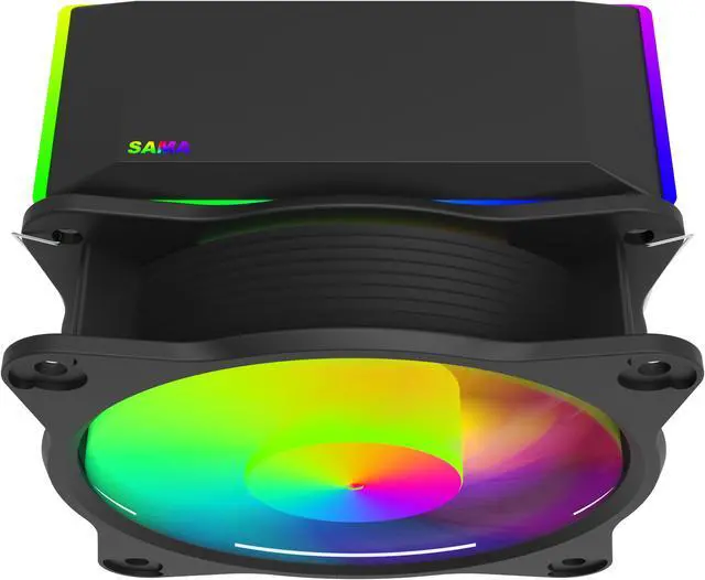 SAMA KA200D RGB CPU Air Cooler 9cm fan with 2 Copper Heat Pipes ...
