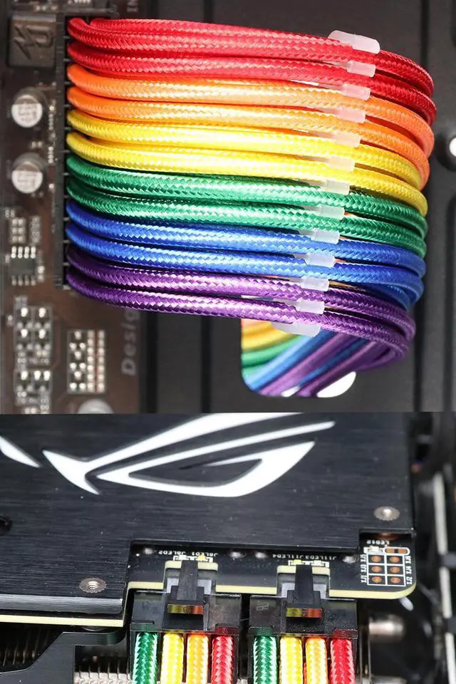 SAMA 24 Pin Rainbow Extension Cable Lighting PCB Board 5V 3pin ...