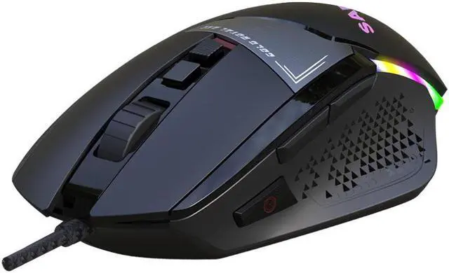 SAMA G200 USB ABS RGB Office Mouse 7-color Cool Light Effect Game-grade ...