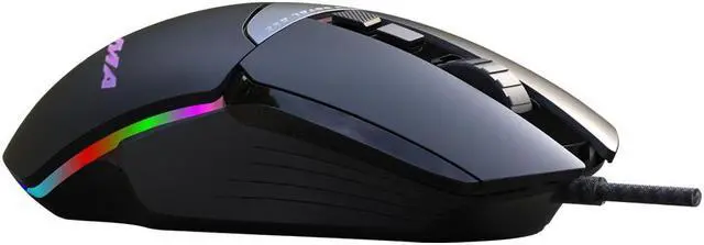 SAMA G200 USB ABS RGB Office Mouse 7-color Cool Light Effect Game-grade ...