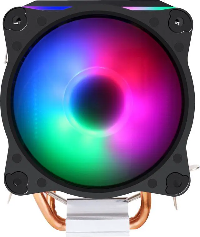 SAMA KA200D RGB CPU Air Cooler 9cm fan with 2 Copper Heat Pipes ...