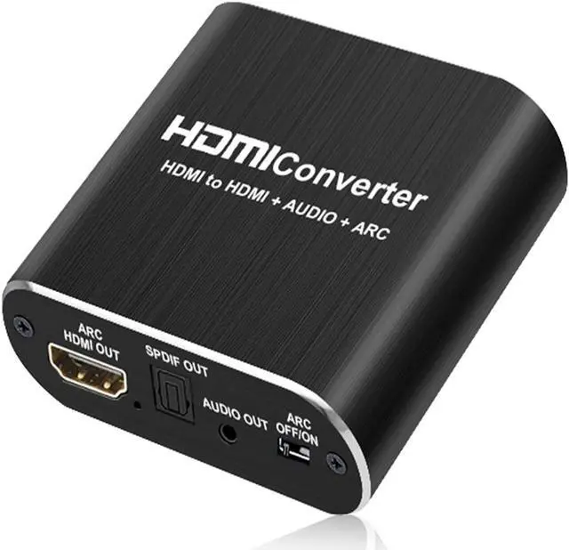 HDMI Audio Extractor 4K, HDMI to HDMI + 3.5mm AUX Stereo Audio Out ...