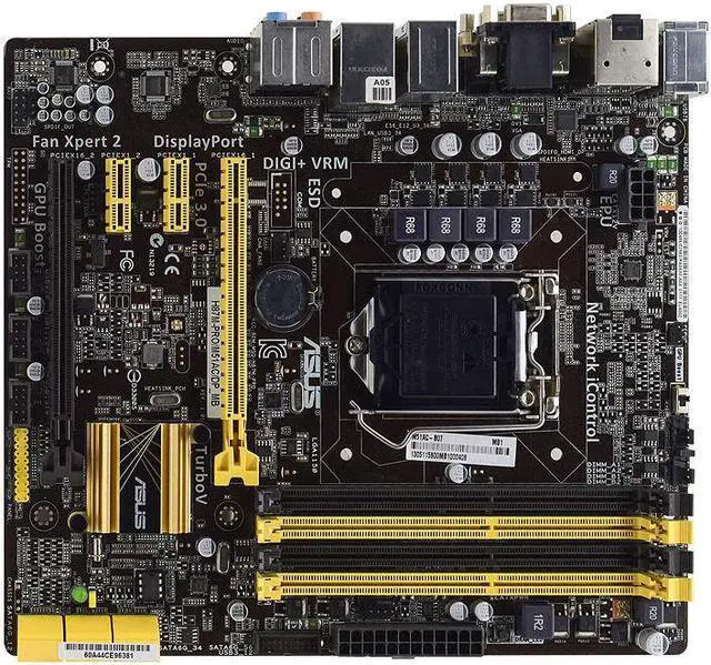 ASUS H87M-PRO/M51AC/DP_MB LGA 1150 Intel H87 Desktop PC Motherboard DDR3 32GB PCI-E 3.0 HDMI ...